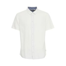 Blend Herren Kurzarmhemd "Kurzarmhemd BHBobby", wei&szlig;, Gr. XL, Obermaterial: 55% Leinen LI. 45% Viskose CV., Hemden