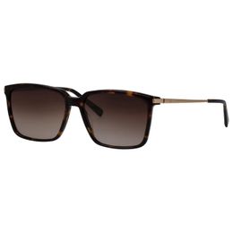 HUMPHREY&acute;S eyewear Herren Sonnenbrille "Modell 585352", braun, HUMPHREY ́S EYEWEAR, gemustert, leicht durchscheinend, matt, Sonnenbrillen, Form Karree/Eckig,