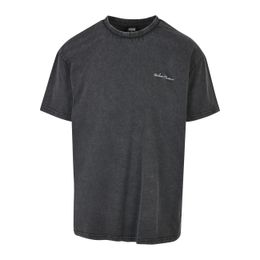 Urban Classics Herren T-Shirt "Urban Classics Herren Oversized Small Embroidery Tee", schwarz, Gr. S, unifarben, 100% Baumwolle, Shirts