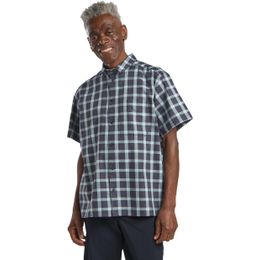 Jack Wolfskin Herren Outdoorhemd "PLANALTO SHIRT M", grau, Gr. S, Single Jersey, Obermaterial: 100% Baumwolle, Hemden, mit Brusttasche, Langarm, im