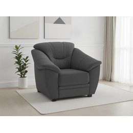 Sit & More Sessel SIT & MORE, B:103cm H:90cm T:90cm, grau, Wohnzimmer, Sessel, "Savona, B: 103 cm, Federkern-Polsterung, komfortable Sitzh&ouml;he 46 cm", Bequeme