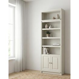 B&uuml;cherregal OTTO HOME, B:80cm H:220cm T:29cm, wei&szlig;, Massivholz, Wohnzimmer, Regale, "mit 2 T&uuml;ren Soeren Regal Aktenregal B/T/H: 80/29/220 cm",