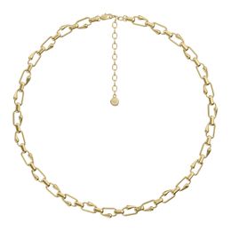 Emporio Armani Damen Kette ohne Anh&auml;nger, Metall, L: 44 B: 9mm, gold, Metall, B:9mm, Halsketten
