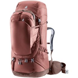 Deuter Reiserucksack "Voyager 60+10 SL", B/H/T: 32cm x 80cm x 26cm, braun, Rucks&auml;cke, mit 60 Liter Volumen und 10 Liter Volumen Daypack