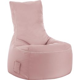 Sitzsack MAGMA HEIMTEX, B:95cm H:90cm, rosa, Bezug: 100% Polyester, Kinderzimmer, Sitzs&auml;cke, "Swing SCUBA"