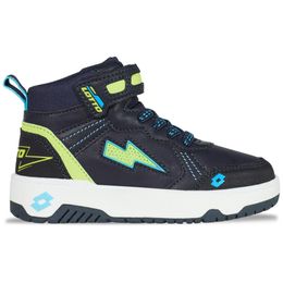 Lotto M&auml;dchen Sneaker, Gr. 29, blau, Synthetik, Textil, mehrfarbig, Schuhe, - mit coolen Lichteffekten