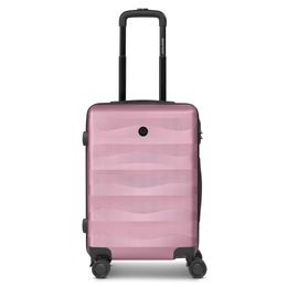 SMARTBOX Trolley "Edition 03 4 Rollen Kabinentrolley 55 cm", rosa, ABS, Koffer