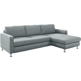 Ecksofa DIE PLANBAR, B:265cm H:82cm T:172cm, blau, 100% Polyester, Wohnzimmer, Sofas, "MP-IN19027 L-Form", wahlweise mit Schlaffunktion, frei im Raum