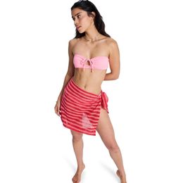 Roxy Damen Strandrock "Moana Story", rot, Gr. XL, Obermaterial: 50% Baumwolle, 50% Polyester., R&ouml;cke