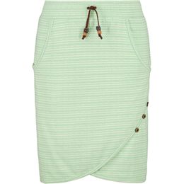 alife and kickin ALIFE & KICKIN Damen Sommerrock, gr&uuml;n, Gr. XS, 60% Baumwolle, 40% Polyester, R&ouml;cke