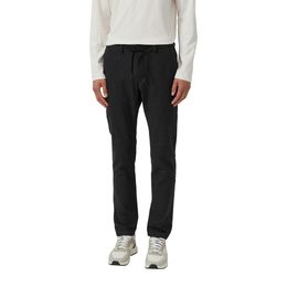 s.Oliver Herren Chinohose, schwarz, Gr. 38, unifarben, Web, Obermaterial: 100% Baumwolle, Hosen, mit elastischem Bund
