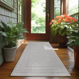 Outdoorteppich, B:80cm H:5mm L:250cm, grau, Ayyildiz Teppiche, Polypropylen, Teppiche, "DESERT 1304 , auch als L&auml;ufer und Rund erh&auml;ltlich", In und
