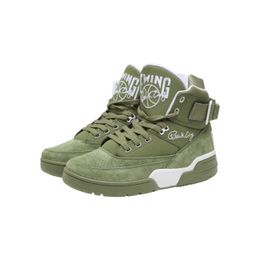 Ewing Herren Trainingsschuh "Ewing Ewing 33HI OG color 90's", Gr. 42,5loden gr&uuml;n, wei&szlig;, Leder, Schuhe