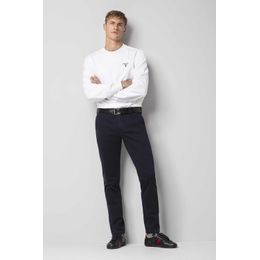 MEYER Herren Chinos "M5 FIT", blau, Gr. 34, unifarben, 89% Baumwolle, 8% Elastomultiester, 3% Elasthan, Hosen, M5 FIT im unifarbenen Design