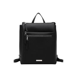 Tamaris Damen Rucksack "Rucksack TAS Melissa", schwarz, Polyurethane, Rucks&auml;cke