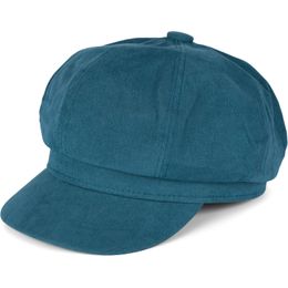 styleBREAKER Damen Ballonm&uuml;tze "Weiche Ballonm&uuml;tze Einfarbig", blau, Modisch, Obermaterial: 100% Polyester PES., M&uuml;tzen