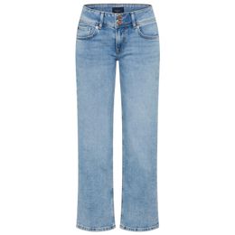 Pepe Jeans Damen Straight-Jeans "VENUS", blau, Gr. 28, Denim/Jeans, Obermaterial: 99% Baumwolle, 1% Elasthan, Jeans, mit schmalem Bein