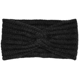 styleBREAKER Damen Stirnband "Strick Stirnband Rippmuster", schwarz, Modisch, Obermaterial: 80% Polyacryl PAN. 20% Wolle WO., M&uuml;tzen