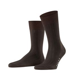 Falke Damen Socken "Milano", Gr. 43, braun, Obermaterial: 97% Baumwolle CO. 3% Polyamid PA., Socken