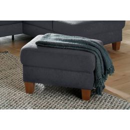 Hocker OTTO HOME, B:79cm H:46cm T:66cm, grau, Struktur fein ( 100% Polyester);Luxus-Microfaser (100% Polyester);Struktur ( 100% Polyester),