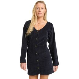 Billabong Damen Minikleid "Last Waves", schwarz, Gr. S, Obermaterial: 98% Baumwolle, 2% Elasthan., Kleider