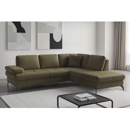 Sit & More Ecksofa SIT & MORE, B:238cm H:83cm T:202cm, braun, Wohnzimmer, Sofas, "Morris Jubi, Ottomane, Breite 238 cm", mit Armteilfunktion, wahlweise mit