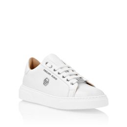Philipp Plein Herren Sneaker "Hexagon", Gr. 36, wei&szlig;, Schuhe