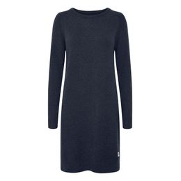 oxmo Damen Strickkleid "Strickkleid OXMareen", blau, Gr. M, Obermaterial: 50% Viskose CV. 27% Polyester PES. 23% Nylon NY., Kleider