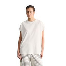 Marc O'Polo Damen T-Shirtsilky wei&szlig;, Gr. XS, MARC O'POLO DENIM, Jersey, Obermaterial: 100% Baumwolle, Shirts, relaxed fit, basic