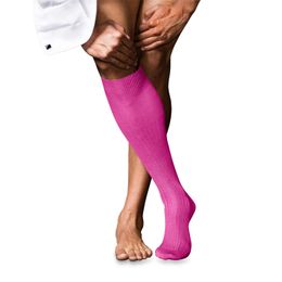 Falke Kinder Kniestr&uuml;mpfe "No. 10 Pure Fil d'&Eacute;cosse", Gr. 39, pink, Obermaterial: 93% Baumwolle CO. 7% Polyamid PA., Socken