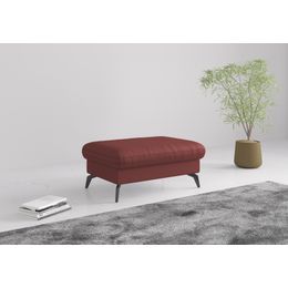 Sit & More Polsterhocker SIT & MORE, B:103cm H:44cm T:69cm, rot, Hocker, "Morris", mit praktischen Stauraum