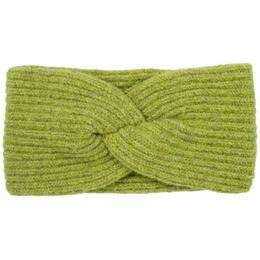 styleBREAKER Damen Stirnband "Strick Stirnband Rippenmuster Twist Knoten", gr&uuml;n, Modisch, Obermaterial: 80% Polyacryl PAN. 20% Wolle WO., M&uuml;tzen