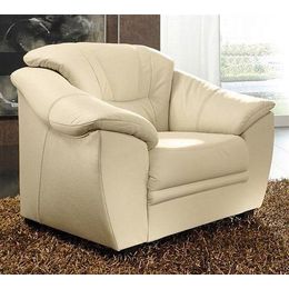 Sit & More Sessel SIT & MORE, B:103cm H:90cm T:90cm, beige, NaturLEDER: Bitte beachten Sie, dass Lederbez&uuml;ge mehr N&auml;hte aufweisen als