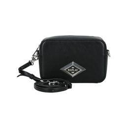 Replay Damen Henkeltasche "Replay Taschen Lederimitat", schwarz, Lederimitat, Taschen