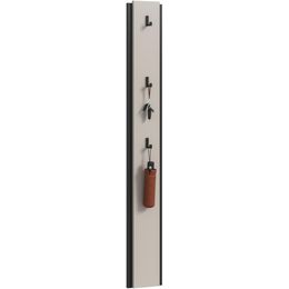 Hakenleiste Home Affaire, B:21cm H:150cm T:6cm, beige, Holzwerkstoff, Hakenleisten, "RAK, H&ouml;he 150 cm, inklusve 3 Garderobenhaken", Flurgarderobe,
