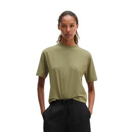 Marc O'Polo MARC O'POLO Damen T-Shirt "mit TENCEL Modal", gr&uuml;n, Basic, Gr. XL, unifarben, Obermaterial: 48% Modal, 48% Baumwolle, 4% Elasthan, Shirts