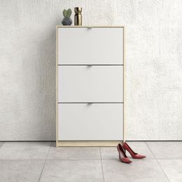 Schuhschrank Home Affaire, B:70,3cm H:123,6cm T:24,05cm, wei&szlig;, FSC-zertifizierter Holzwerkstoff, Flur, Schr&auml;nke, "Shoes Schuhaufbewahrung,