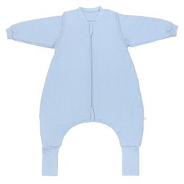 SCHLUMMERSACK Babyschlafsack "Schlafsack mit F&uuml;&szlig;en 2.5 Tog", L: 80cm, blau, Schlafs&auml;cke