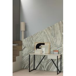 Schreibtisch Woood, B:126cm H:75cm T:53cm, wei&szlig;, B&uuml;ro, Tische, "New Julius FSC-Kiefernholz mit Schublade, lackiert B126xT53xH75 cm", Tragkraft Blatt
