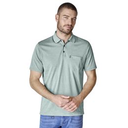Casamoda Herren Poloshirt "Casamoda Polo-Shirt uni", gr&uuml;n, Gr. M, 55% Baumwolle, 45% Polyester, Shirts