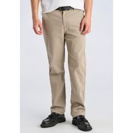 LINDBERGH Herren Chinos "Chinos Relaxed Loose Fit", beige, Gr. 30, unifarben, Obermaterial: 98% Baumwolle, 2% Elasthan, Hosen