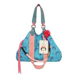 Damen Shopper "Fritzi x Frida Kahlo", Fritzi aus Preussen, bunt, 55% Baumwolle, 45% Polyester, gemustert, Taschen, mit All-Over-Print