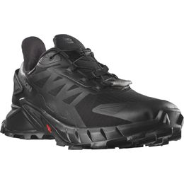 Salomon Herren Trailrunningschuh "SUPERCROSS 4 Gore-Tex", Gr. 42, schwarz, Synthetik, Textil, Schuhe, wasserdicht, Trailrunningschuhe