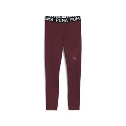 Puma Damen Trainingstights "Puma STRONG Leggings Damen", braun, Gr. XXS, Obermaterial: 85% Polyester, 15% Elasthan. Unterer Bund: 8% Elasthan, 92%