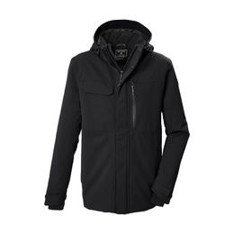 Killtec Herren Funktionsjacke "KOW 42 MN JCKT", schwarz, Gr. XL, Obermaterial: 100% Polyester.Futter: 100% Polyester.F&uuml;llung: 100% Polyester, Jacken,