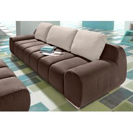 Big-Sofa OTTO HOME, B:266cm H:90cm T:102cm, orange, Luxus-Microfaser ALTARA NUBUCK (100% Polyester);Luxus-Microfaser ALTARA NUBUCK (100%