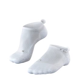 Falke Kinder F&uuml;&szlig;linge "GO2 Pompom", Gr. 41, wei&szlig;, Obermaterial: 49% Polypropylen PP. 26% Baumwolle CO. 23% Polyamid PA. 2% Elasthan EL., Socken