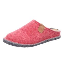 Rohde Damen Pantoffel "CALMYS N15", Gr. 38, rot, Filz, meliert, Schuhe, Clog, Hausschuh, Homeslipper, Filz in melierter Optik