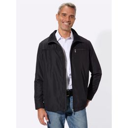 CLASSIC Herren Langjacke, schwarz, Gr. 48, unifarben, 100% Polyester, Jacken