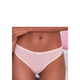 Vivance Damen String "Finja", Gr. 36, rosa, Mesh, Obermaterial: 80% Polyamid, 20% Elasthan, Unterhosen, aus transparentem Soft-Mesh, transparente